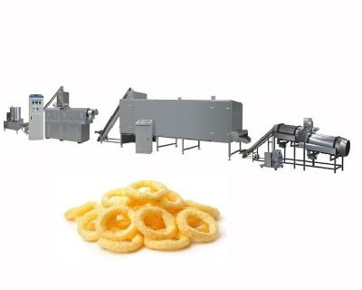 China Automatic Grade Puff Snack Food Extruder Making Machinery with Stainless Steel Material for sale