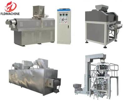 China 38CrMoAl Alloy Steel Screw Materials Corn Flakes Making Machine with LG Electric Parts for sale