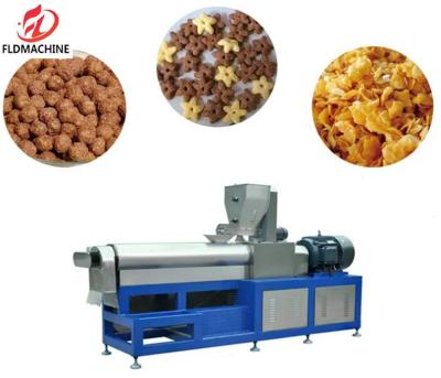 China FUJI Electric Parts Corn Flake Corn Chip Line for Customized Rice Corn Extruder Machine for sale