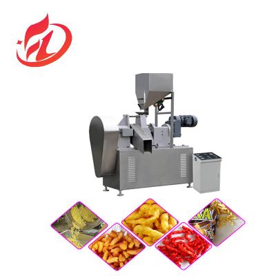 China Nik Naks Snacks Machine Kurkure Extruder Equipment Kurkure Snack Food Production Line for sale