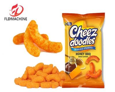 China Inverter Controlled Cheeto Niknak Food Making Machine for 20 or 40 Container Loading for sale