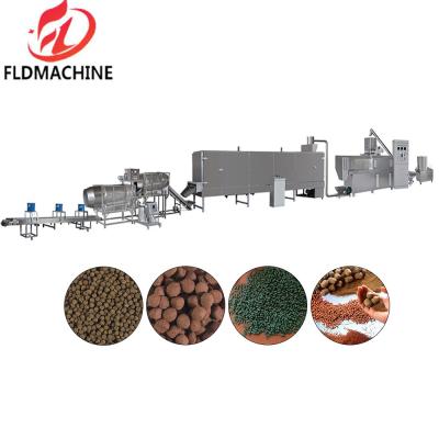 China Capacity 100-150kg/H Floating Aquaculture Fish Feed Pellet Production Machine Equipment for sale