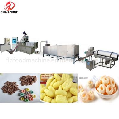 China Customized Electric Puff Corn Snacks Making Machine for Cheesball Corn Curl Corn Stick for sale