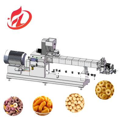 China Low Consumption 180kg/H Twin Screw Extruder for Puffed Snacks Food Production Corn Flakes Machinery for sale