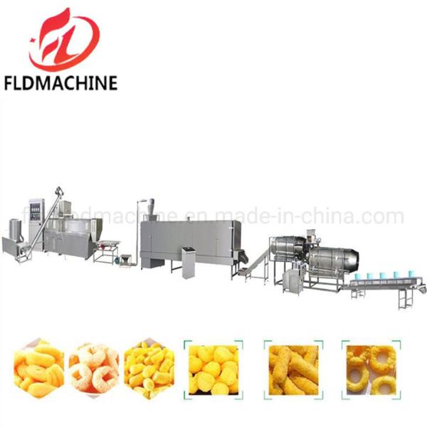 Quality Puffed Corn Curl Snack Cheetos Kurkure Extruder Machine for sale