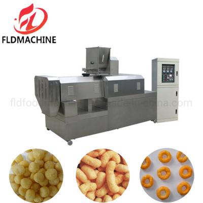 China SLG65-III Cheetos Kurkures Extruder Making Machine for 20 or 40 Container Loading for sale