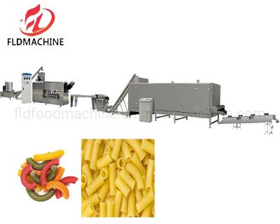 China Macaroni Production Line Mini Pasta Making Machine with Long Lifetime Screw Materials for sale