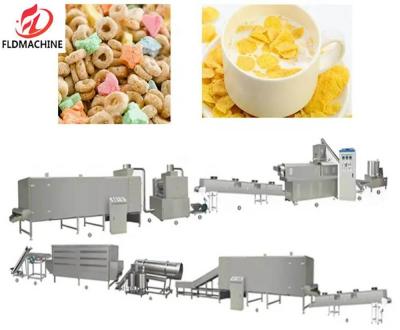China Extrusion Technology Small Corn Flakes Making Machine for Breakfast Cereal Production for sale