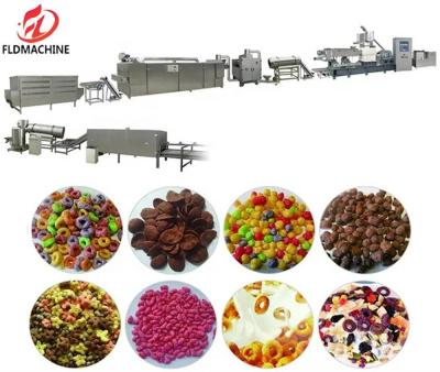 China Customized Stainless Steel Automatic Breakfast Cereal Corn Flakes Making Machine for sale