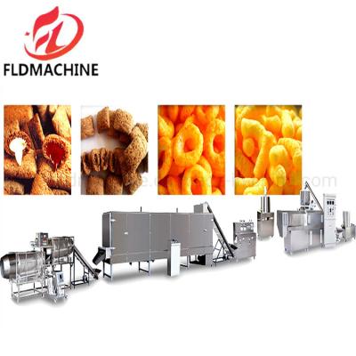 China Cheetos Corn Curl Kurkure Snacks Food Extruder Making Machine for sale