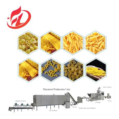 China Big Industrial Full Automatic Fresh Cassava Macaroni Dry Pasta Spaghetti Corn Noodle Making Machine Production Line for sale