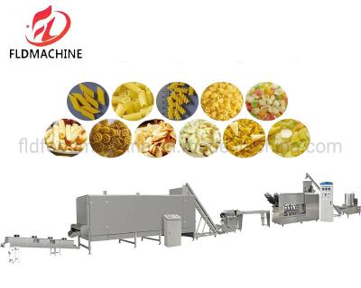 China Factory Price Industrial Italian Penne Pasta Making Machine Macaroni Pasta Production Line for sale
