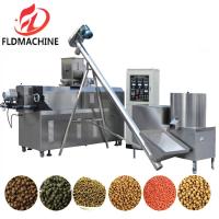 China Twin Screw Floating Fish Feed Pellet Processing Extruder for sale