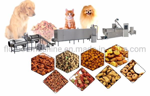 Quality Customized Dry Wet Pet Food Pellet Processing Making Extruder Machine with for sale