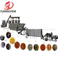 China SLG65-III Automatic Puff Corn Extruded Snack Making Machine with ABB/ Delta Inverter for sale