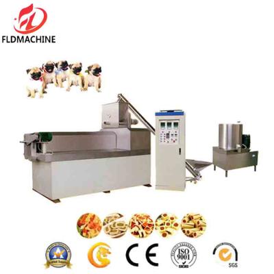 China Twin Screw Extrusion Dog Chew Sticks Processing Machine for Grain Feed Manufacturing for sale