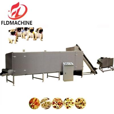 China Twin Screw Extrusion Dog Chew Sticks Processing Machine for Grain Feed Manufacturing for sale