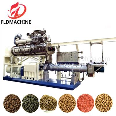 China China Large Capacity Pet Food Processing Floating Fish Feed Pellet Machine Fish Feed Manufacturing Machine on Discount for sale