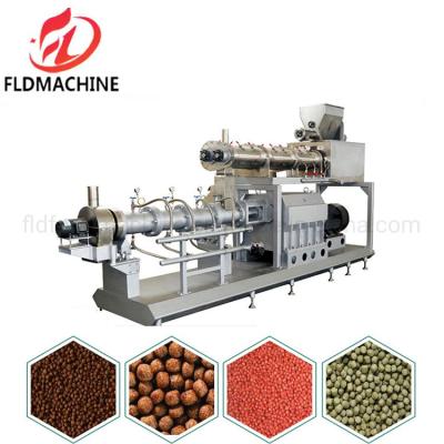 China Aquatic Shrimp Feed Extruding Line for Floating or Sinking Fish Food Production Line for sale