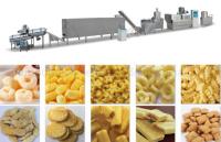 China Automatic Puffing Puffed Rice Corn Fried Snacks Production Line Fried Snack Pellet Processing Line for sale