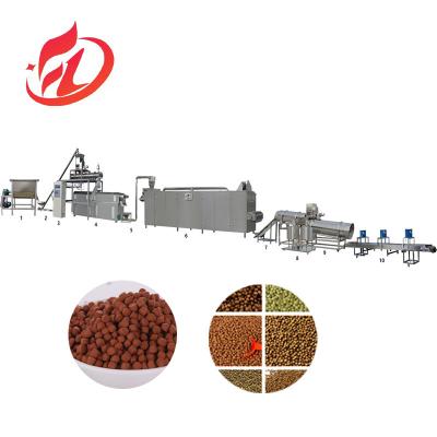 China Twin Screw Bulking Machine Wet Extruded Fish Feed Plant with 25 Working Days Delivery for sale