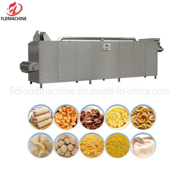 Quality Full-Automatic Mild Processing Corn Snack Food Production Line with LG Electric for sale