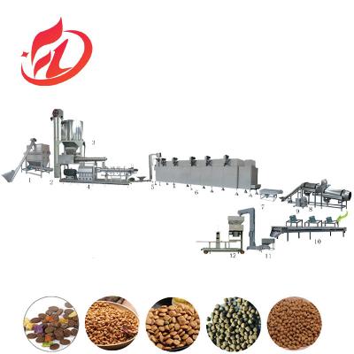 China Wet Steam Type 1t/H Sinking Feed and Floating Fish Feed Production Plant for sale