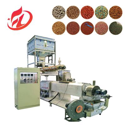 China SLG 90 Floating Fish Feed and Pet Food Production Line with High Capacity 4.5*1.8*4.0 for sale