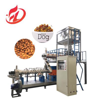 China Floating Fish Feed Pellet Making Machine with Carbon Steel Twin Screw Bulking Machine for sale
