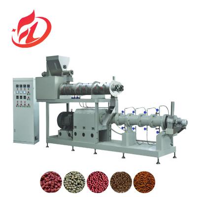 China Floating Fish Food Pellet Twin Screw Extruder Feed Processing Machine for Pet Health for sale