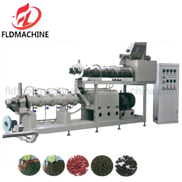 Quality 250-300kg/H Wet Expansion Fish Food Machine with Pellet and Omron Electric Parts for sale