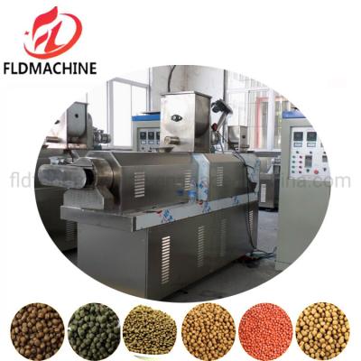 China 2000kg/H Complete Production Line Fish Feed Making Machine Floating Fish Food Maker Machinery for sale
