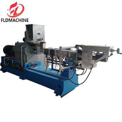 China 800-1500kg/H Capacity Fish Feed Extruder Twin Screw Extruder for Pellet Manufacturing for sale