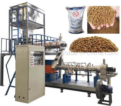 China High Automatic Fish Feed Pellet Processing Machine 120-150kg/H Fish Feed Granule Making Machines for sale