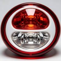 China Round Car Taillight Lens Injection Mold - Optical Grade PC PMMA Impact Resistant Plastic Part for sale