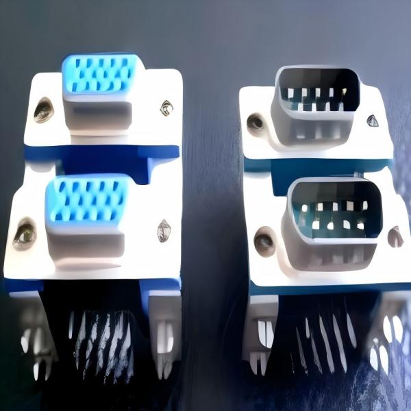 Quality D Sub VGA Serial Dual Layer Connector Injection Mold - PA66 PBT UL94 V0 Flame Retardant Tooling for sale