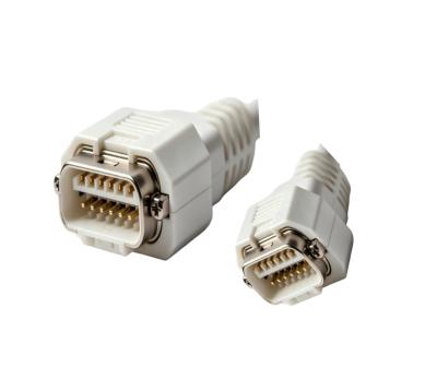 China SCSI MDI Mini D Sub Connector Housing Injection Mold - PA66 PBT ABS Cable Overmolded Plastic Tooling for sale