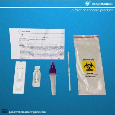 China Renji Rapid SARS-COV-2 COVID 19 Antigen-Schnelltestkit Kolloidales Gold zu verkaufen