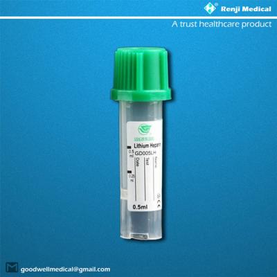 Cina Micro metropolitana 0.25ml/0.5ml della raccolta del sangue dei pp per i neonati in vendita