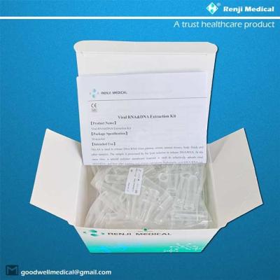 Cina Corredo acido nucleico dell'estrazione della colonna di rotazione, corredo virale di isolamento del RNA di CSF in vendita