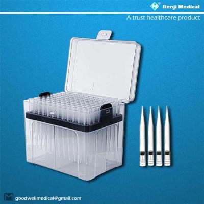 Cina Certificazione materiale del CE di Renji Sterile Pipette Tips Polypropylene in vendita