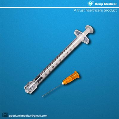 Китай Потребляемые вещества Renji устранимые медицинские, 1ml PP смещают шприцы подсказки продается