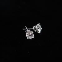 Quality Customized 18K Gold Diamond Stud Earring Fine Jewelry for Anniversary Wedding for sale