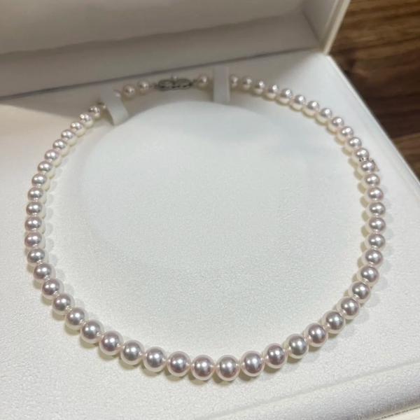 Quality Fine Colorful Jewelry 6-6.5mm Japan Akoya Sea Pearl Necklace Jewellery Hot Sale Mother Pearl Custom Pearl Necklaces for sale