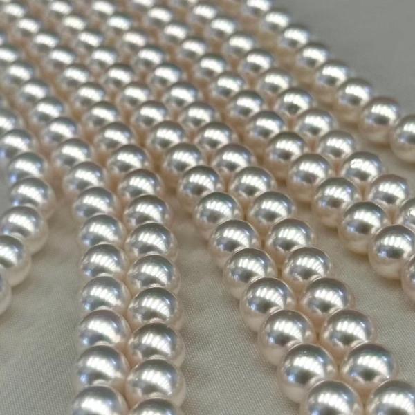 Quality Fine Colorful Jewelry 6-6.5mm Japan Akoya Sea Pearl Necklace Jewellery Hot Sale for sale