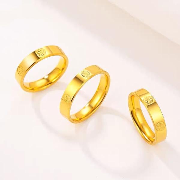 Quality Luxurious 10K 14K 18K Gold Wedding Ring with Round Diamond Romantic Classic Style Luxury IGI-Certified Jewelry for Parties for sale