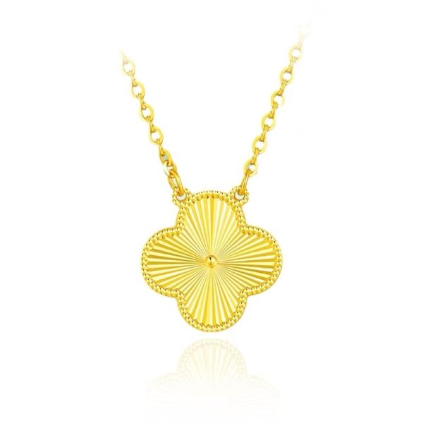 Quality Women's Classic Romantic IGI Certified 10K 14K 18K Gold Necklace with Brilliant for sale