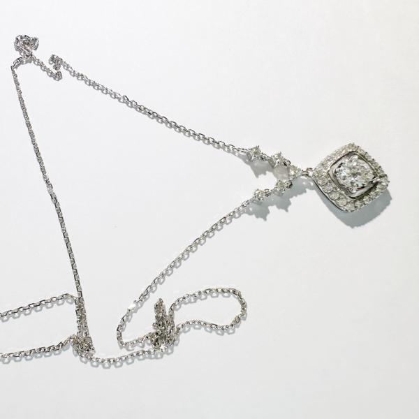 Quality Customized Luxury 18k Gold Diamond Necklaces for Women Dainty Square Diamond for sale