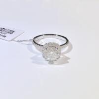 Quality Customized 18K Gold Cluster Diamond Ring IGI GIA Lab Grown Diamond for for sale