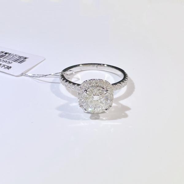 Quality Customized 18K Gold Cluster Diamond Ring IGI GIA Lab Grown Diamond for for sale